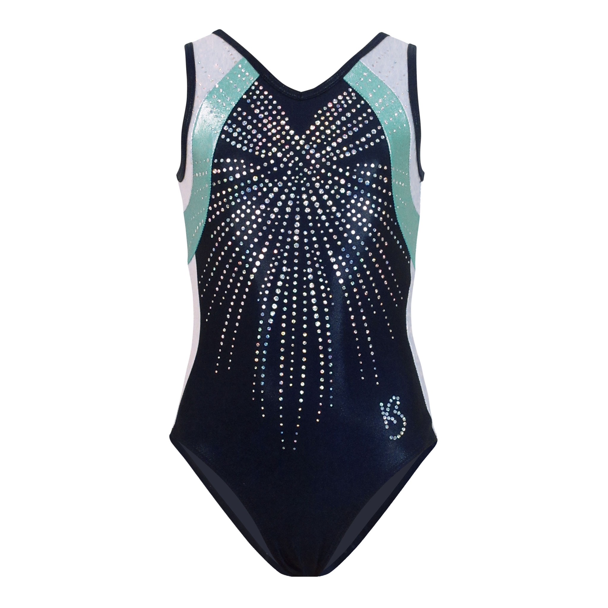 Majestic Eagle Navy/Seafoam Leotard | k-Bee Leotards