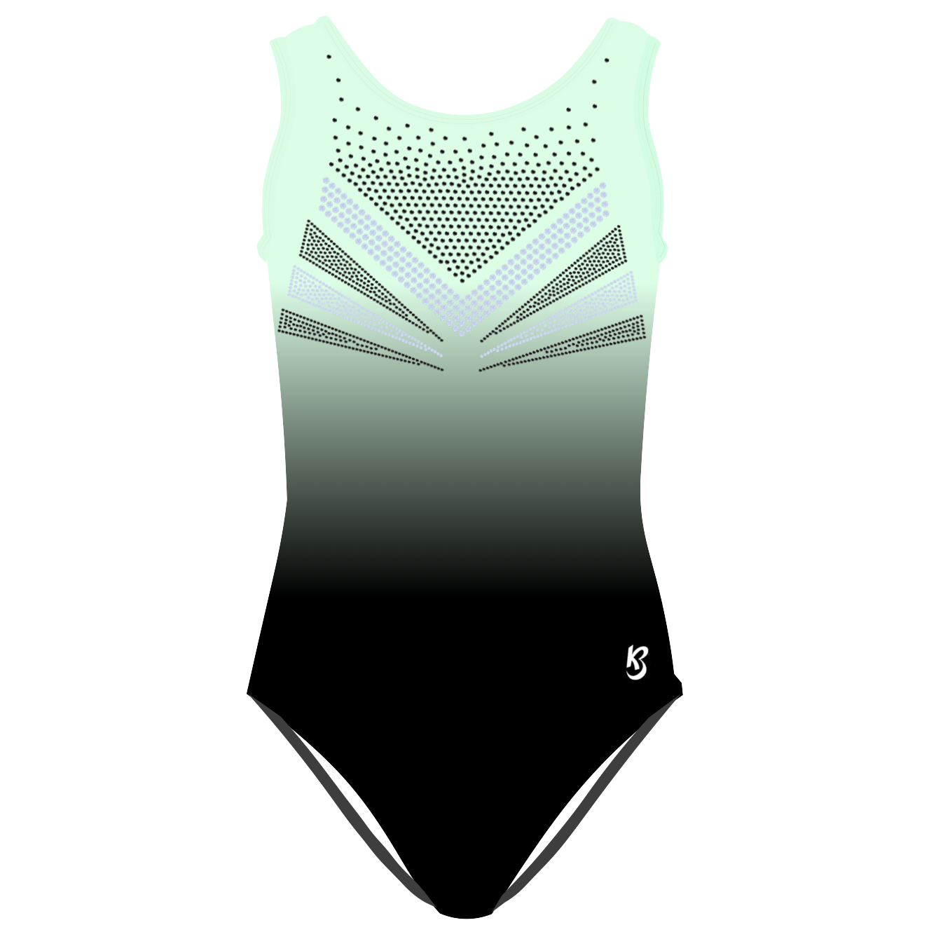 Mint Darling Strappy Back Leotard | k-Bee Leotards