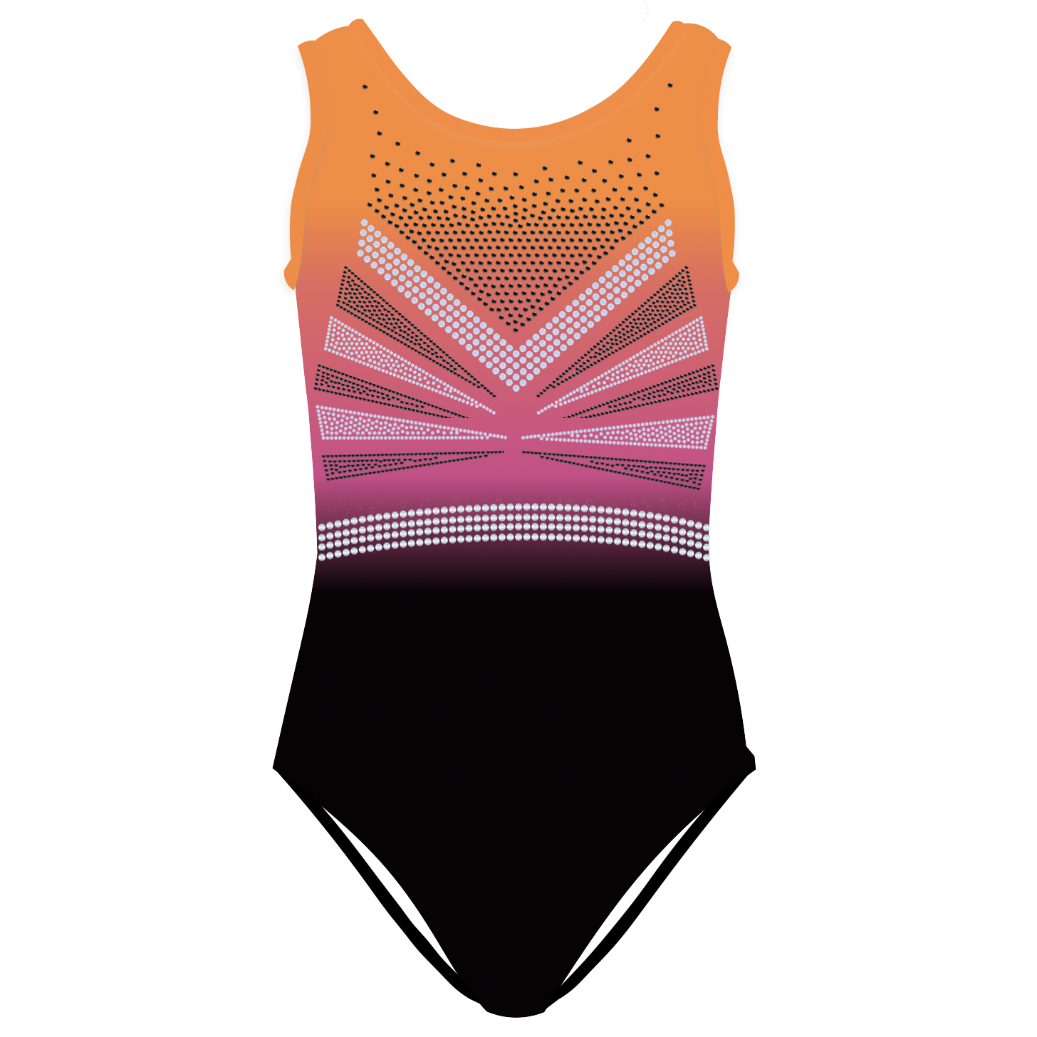Active Luxe Sunset Leotard | k-Bee Leotards