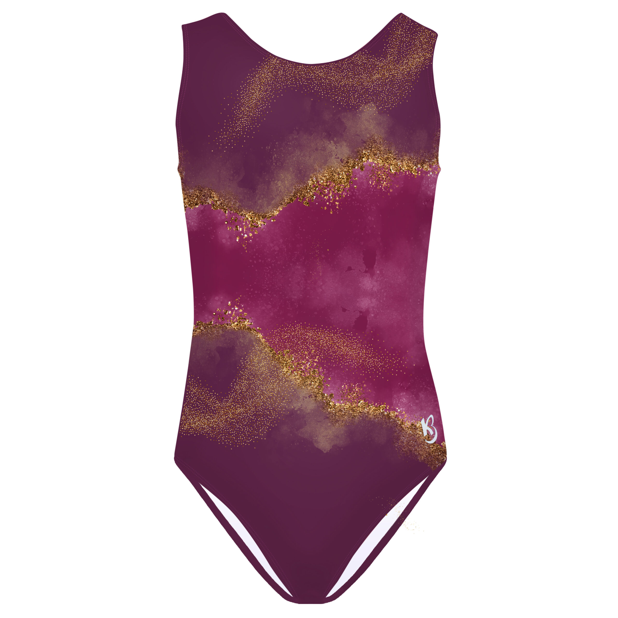 Berry Gold Lattice Leotard | k-Bee Leotards